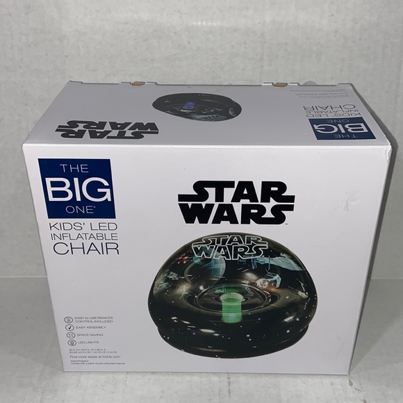 Disney | Toys | Star Wars Kids Inflatable Chair W Led Light 22x34x36 ...
